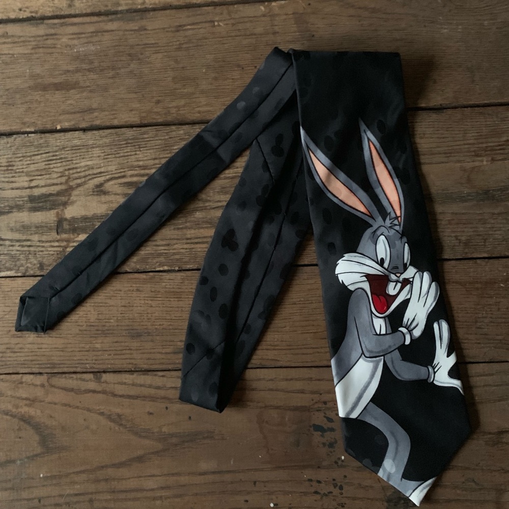 Vintage Warner Bros. Bugs Bunny Tie - Gem